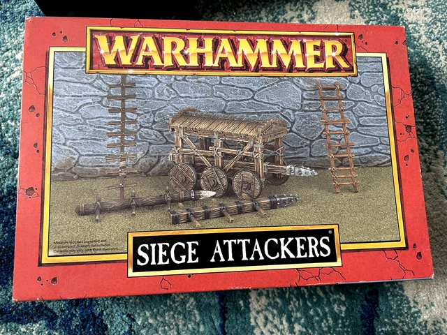 GAMES WORKSHOP WARHAMMER Fantasy Siege Attackers - Opened, Unassembled ...