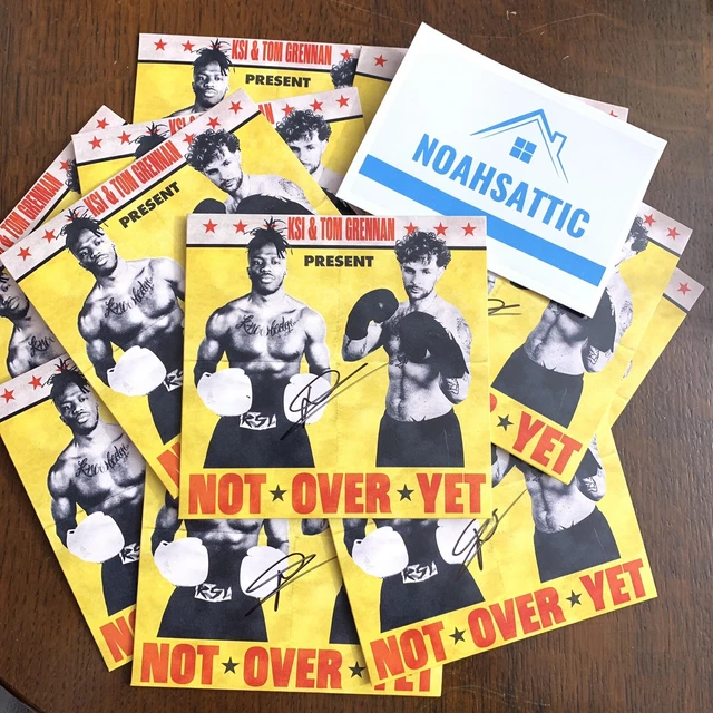 KSI SIGNED - Not Over Yet CD Single (avec Tom Grennan) EN STOCK EUR 5 ...