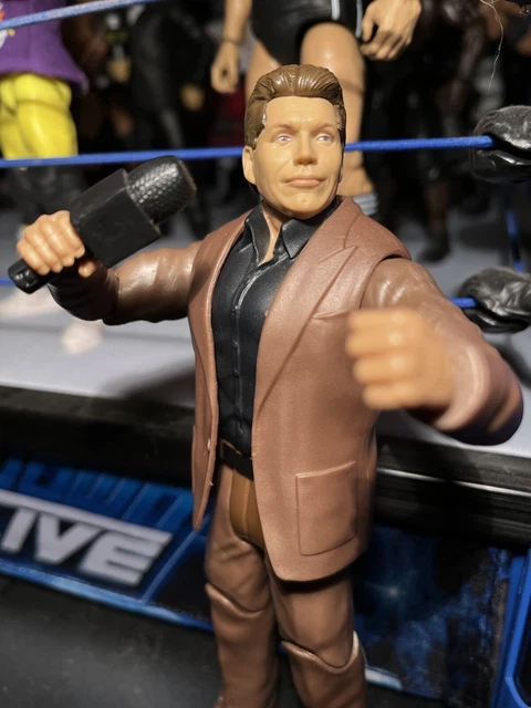 VINCE MCMAHON CUSTOM WWE Action Figure Mattel Elite BAF Head, Basic Corbin, Mic $54.00 - PicClick CA