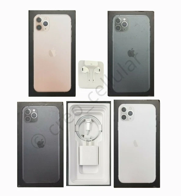 IPHONE 11 PRO / Pro Max Box with All Genuine Apple Accessories Type C ...