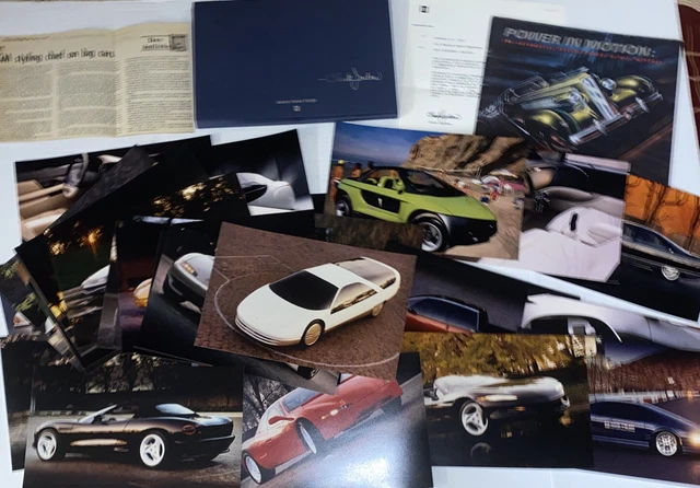 RARE GENERAL MOTORS Design Concept Photos Pack Chuck Jordan Sig ...