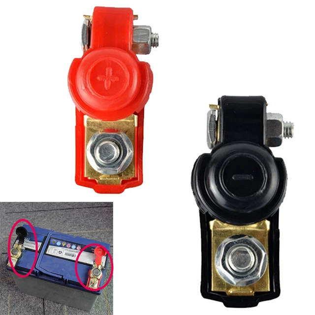 CAR BATTERY TERMINAL Connector Auto Release Battery Terminals Copper ...