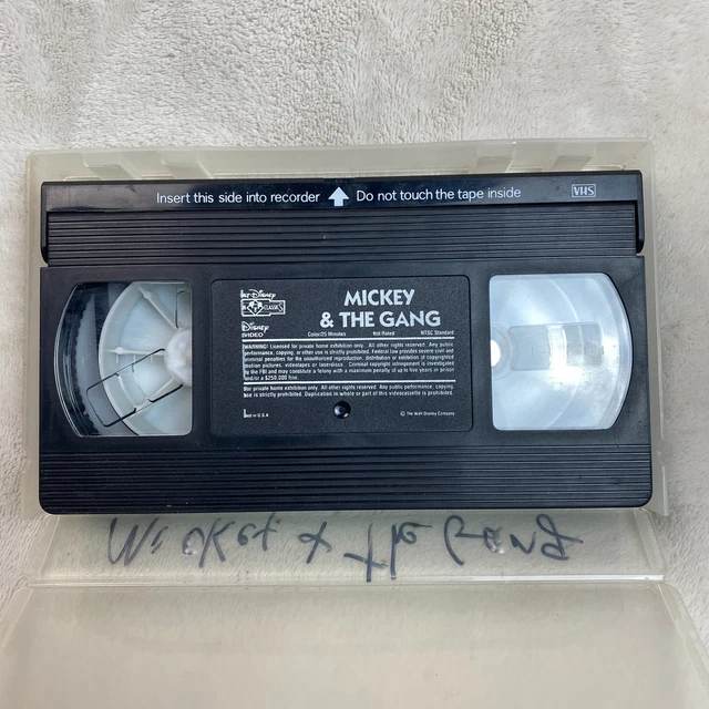 WALT DISNEY CARTOON Classics Volume 11 Mickey the Gang (VHS, 1991) $7. ...