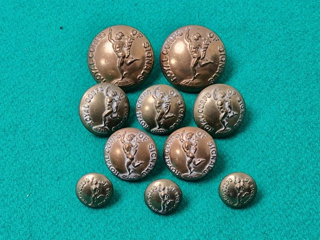 JOB LOT BUNDLE of 10 x Vintage WW2 Royal Corps of Signals Uniform ...