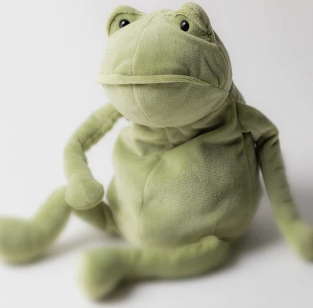 BRAND NEW JELLYCAT Fergus Frog 18cm Green Plush Doll with Tag & Dust ...