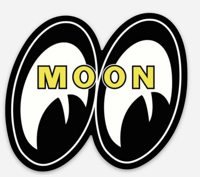 MOON EYES RACING Equipment NHRA Vintage Retro Vinyl Sticker Decal £2.84 ...