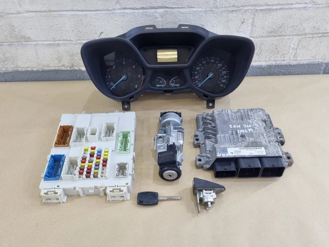 FORD TRANSIT CONNECT Mk2 1.6Tdci Complete Ecu Kit Key Ecu Module Dv61 ...