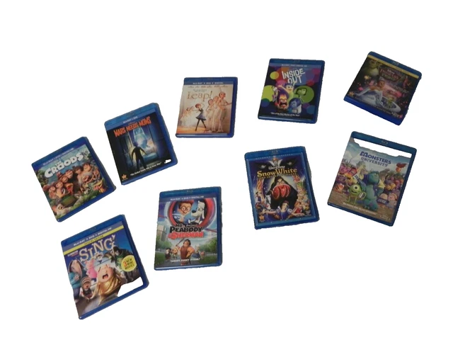 ALL MULTI DISC BLU-RAY LOT - 9 MOVIES - DISNEY PIXAR / DREAMWORKS $29. ...