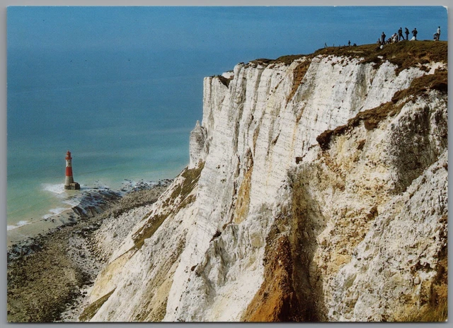 EASTBOURNE BEACHY HEAD & Lighthouse Sussex England Postcard $10.45 ...