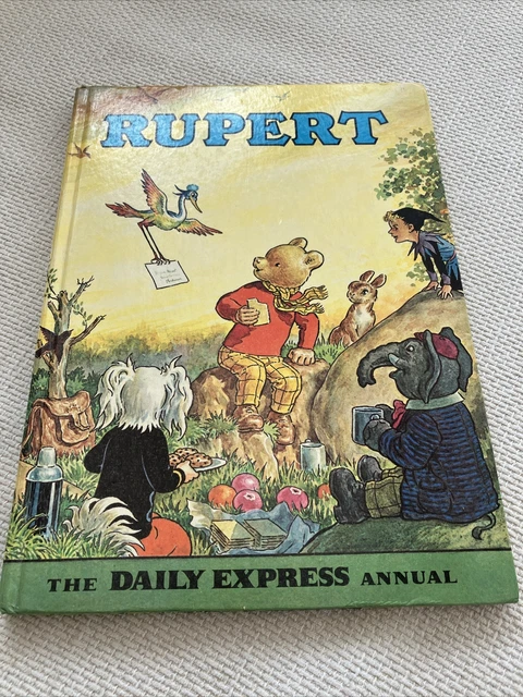 RUPERT THE BEAR The Daily Express Annual 1972 Issue Beaverbrook ...