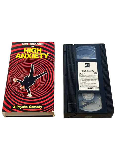HIGH ANXIETY (VHS, 1977) Mel Brooks Comedy Thriller £7.17 - PicClick UK