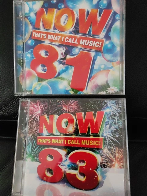 NOW THAT'S WHAT I Call Music CD Albums, Now 81 & Now 83, 4 discs, 85 ...