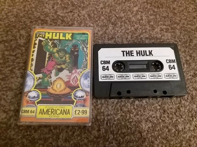 COMMODORE 64 GAME the Incredible hulk Bruce banner Tested see pics vgc ...