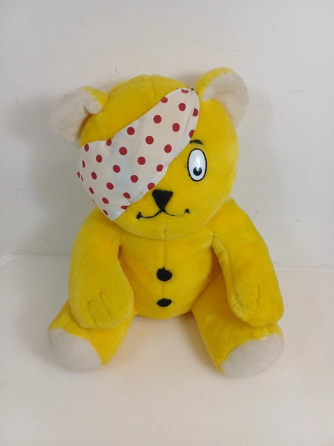 BBC CHILDREN IN Need 24cm Pudsey Bear Wearing Red Polka Dot Bandage £8. ...
