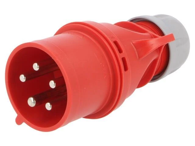 025-6V STECKVERBINDER: AC-STROMVERSORGUNG 3-phasig Stecker männlich PCE ...