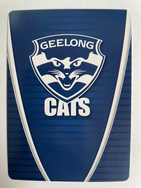 AFL GEELONG CATS Australia League Football Club Logo 1x Single Playing ...