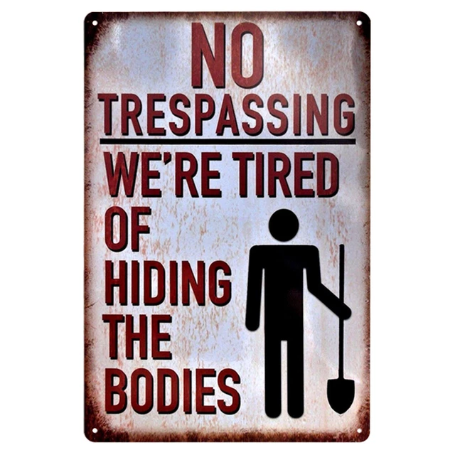 RUST FREE UV Protected Metal Ban Advertisement Sign Vintage Bar Wall ...