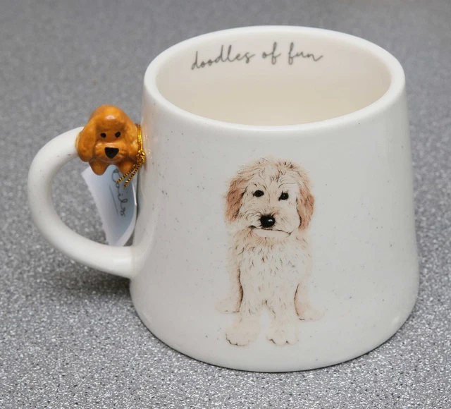 TALE OF TAILS Cockapoo 3 inches tall mug drinking cup tagged new £6.00 ...
