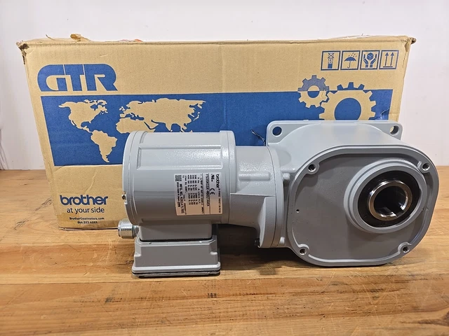 BROTHER 3-PHASE INDUCTION MOTOR FS35N15X-MBO1TAVEN 1/8HP 4P RATIO 1500: ...