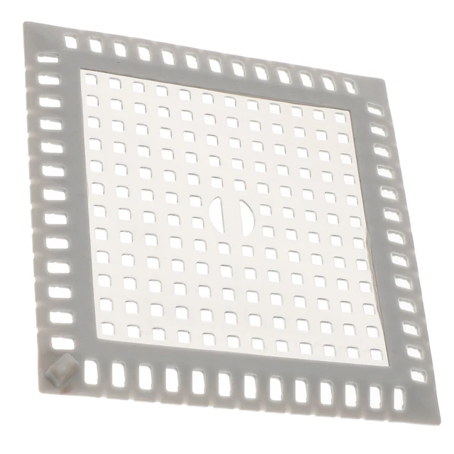 SIPHON DE SOL Couvercle Drain Carré Pinces Plates Pour Cheveux EUR 7,55 ...