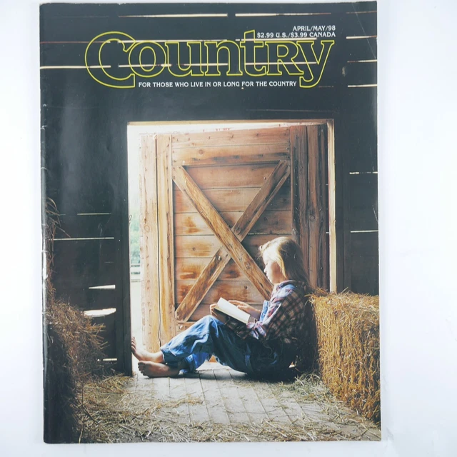 COUNTRY MAGAZINE APRILE Maggio 1998 Vintage Back Issue Vol. 12 n. 2 ...