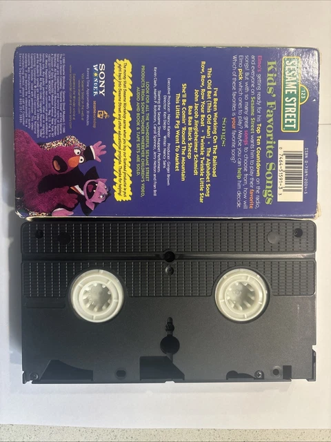 SESAME STREET: KIDS’ Favorite Songs VHS Elmo’s & Thomas & Friends Best ...