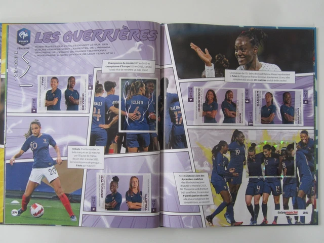 ALBUM INTERMARCHÉ PANINI AU PLUS PRES DES BLEUS 2022 complet EUR 10,00 ...