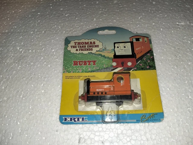 * THOMAS THE Tank Engine Rusty Carded Toy Train Ertl £9.99 - PicClick UK