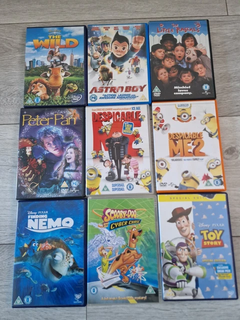 9X CHILDREN'S DVD Job Lot Bundle Kids Disney, Pixar, Universal £6.85 - PicClick UK
