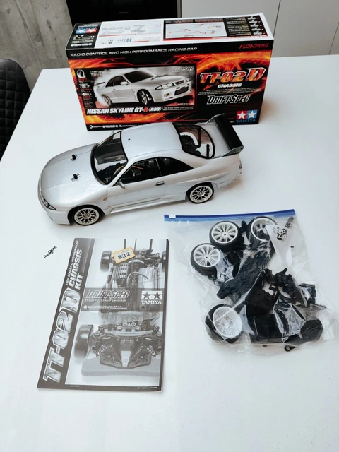 TAMIYA TT02D TT-02D Nissan Skyline GT-R R33 Drift Spec £89.99 - PicClick UK