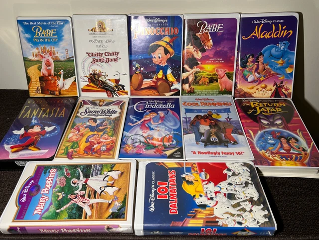 DISNEY VHS LOT 12 Disney VHS Tapes EUR 23,77 - PicClick DE