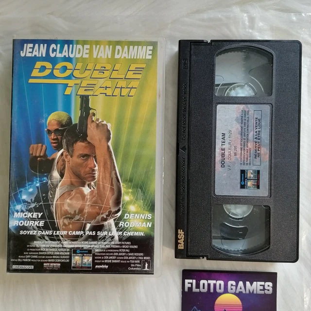 ORIGINAL VHS FR: Double Team - Van Damme JCVD Tsui Hark D Rodman ...