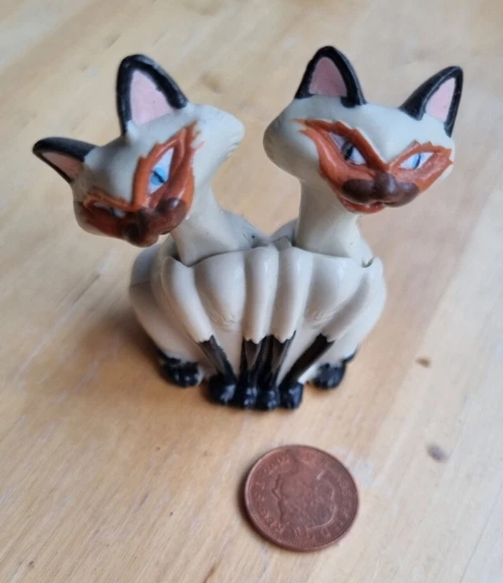 DISNEY THE LADY And Tramp Si & Am Siamese Cats Villain McDonalds Figure ...