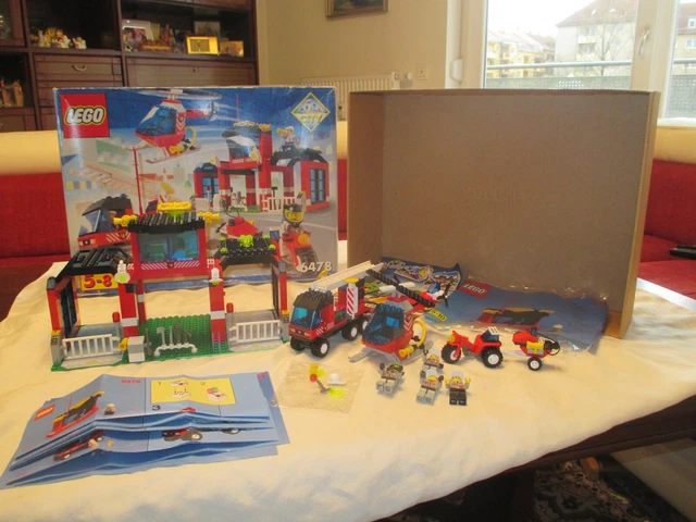 LEGO CITY 6478 Feuerwehrstation komplett mit Bauanleitung und OVP EUR ...