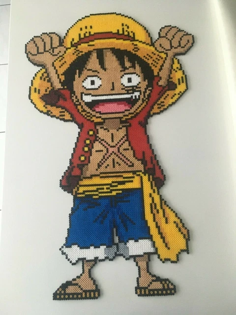 PIXEL ART / Perles A Repasser Luffy Dans One Piece $70.19 - PicClick