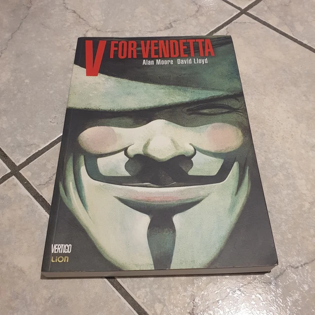 V FOR VENDETTA Alan Moore Vertigo Lion EUR 32,50 - PicClick IT