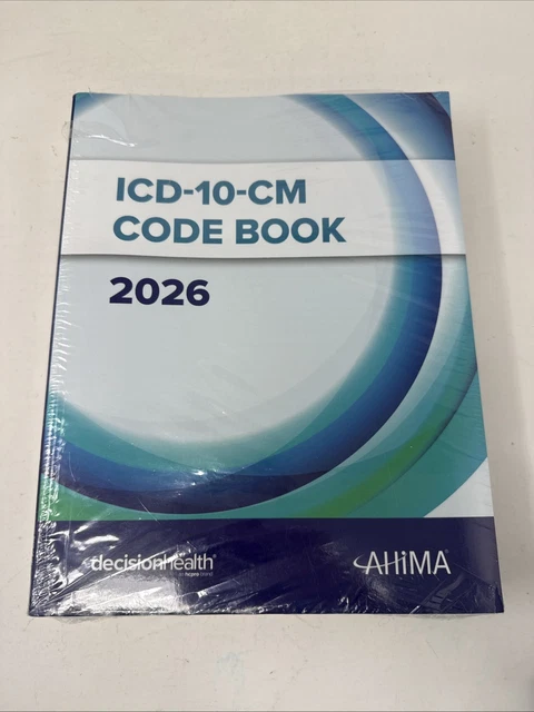 AHIMA ICD-10-CM CODE Book 2026 , NEW W/Corner damage £81.75 - PicClick UK