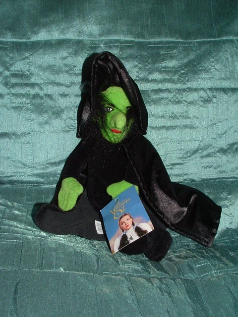 WIZARD OF OZ WICKED WITCH OF THE WEST BEANIE PLUSH SOFT TOY TAG WARNER ...