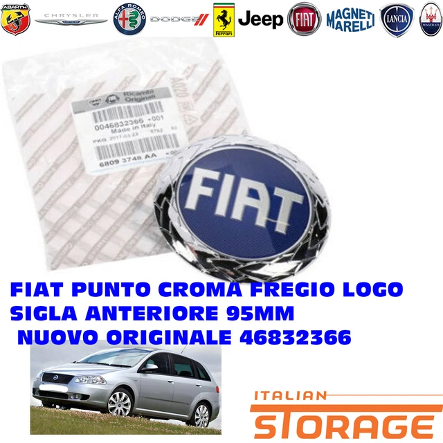 FIAT PUNTO CROMA Orrnement Logo Emblème Avant 95MM Neuf Original 46832366 EUR 25,00 - PicClick FR