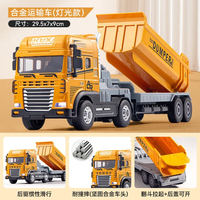 LARGE LORRY TRUCK RC Remote Control Car Steering Wheel Model Toy £31.80 ...