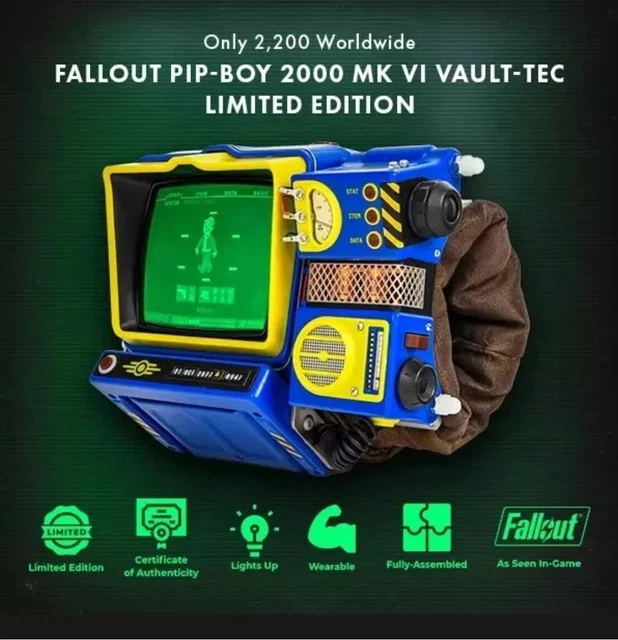 FALLOUT PIP BOY 2000 MK VI Vault Tec Limited Edition Figure Wand ...