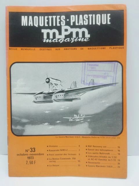 1973 FRENCH MAQUETTES Plastique Model Magazine Italaerei Hetzer Airfix ...