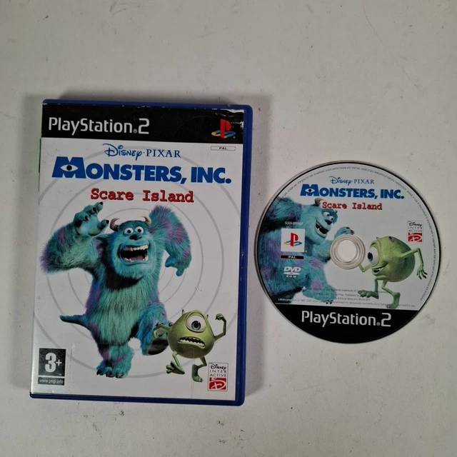 DISNEY PIXAR MONSTERS Inc Scare Island Playstation PS2 Video Game PAL £ ...