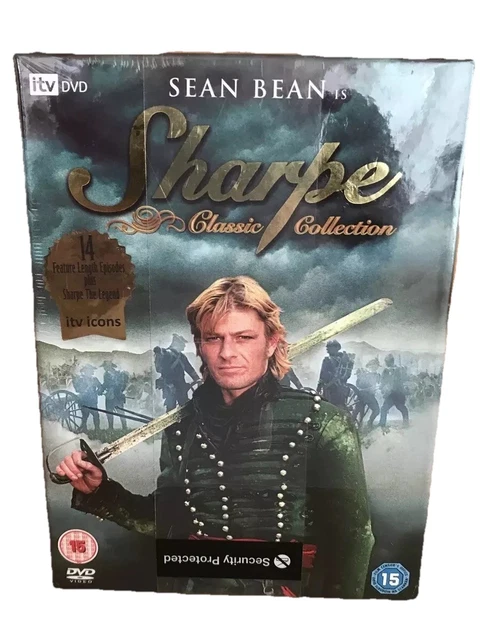 SHARPE CLASSIC COLLECTION 8 DVD DISC Box Set ITV 14 Episode Sean Bean ...