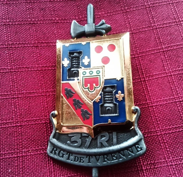 INSIGNES MILITAIRES ARTHUS Bertrand Badge 37em Régiment D'infanterie RGT de... EUR 10,00 ...