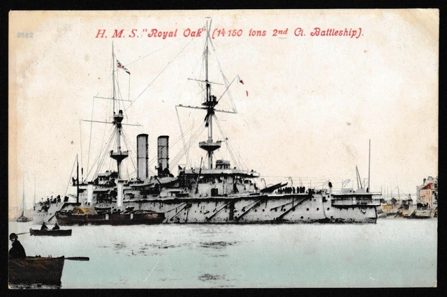 ROYAL NAVY H.M.S. ROYAL OAK (1892-1914) Royal Sovereign class ...