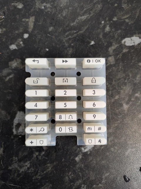 VISONIC POWER MASTER Express Control Panel Keypad Button Membrane £6.95 ...