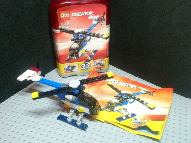 LEGO SET 5864 Creator: Mini Helicopter, Complete + Manual + Box £14.99 ...