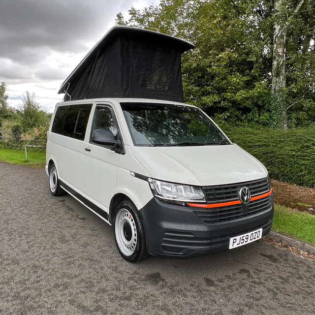 VOLKSWAGEN TRANSPORTER T5 T28 Camper Van Pop Top £12,750.00 - PicClick UK