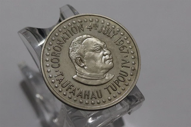 🧭 🇹🇴 TONGA 2 Paanga 1967 Coronation Proof B59 E1 $63.48 - PicClick CA